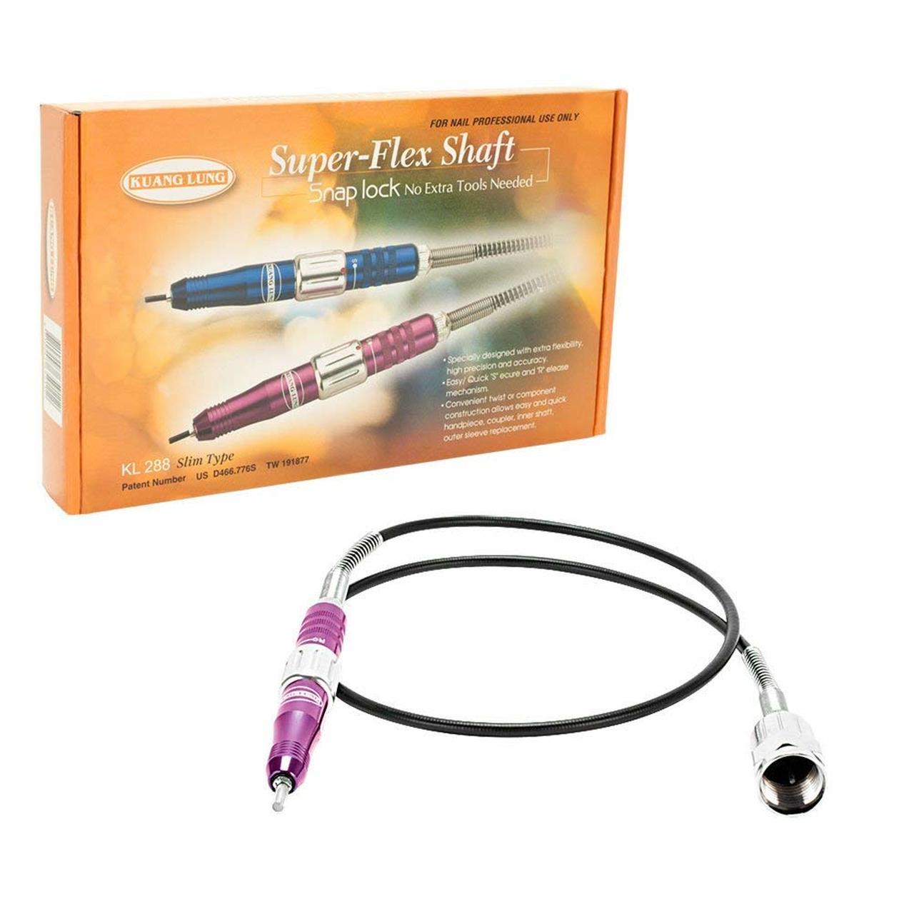 Kuang Lung Super-Flex Shaft, Snap Lock, PURPLE 3/32'' OK0923VD – Nail Deli, Inc.