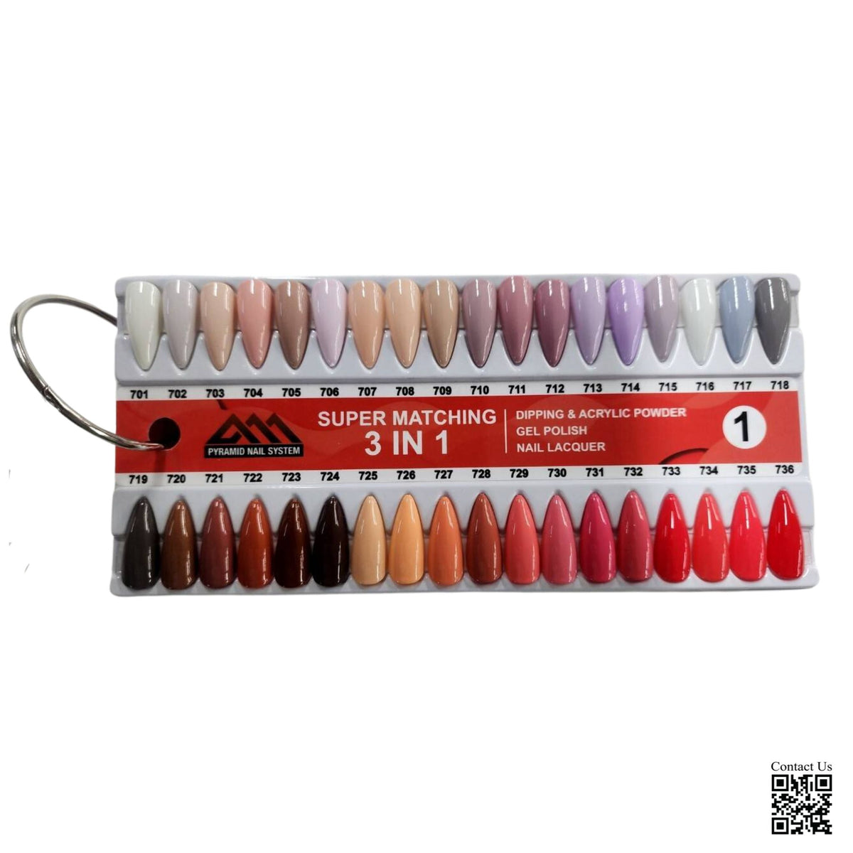 Pyramid New Luxury (#701 - 844), Sample tips — Nail Deli, Inc.