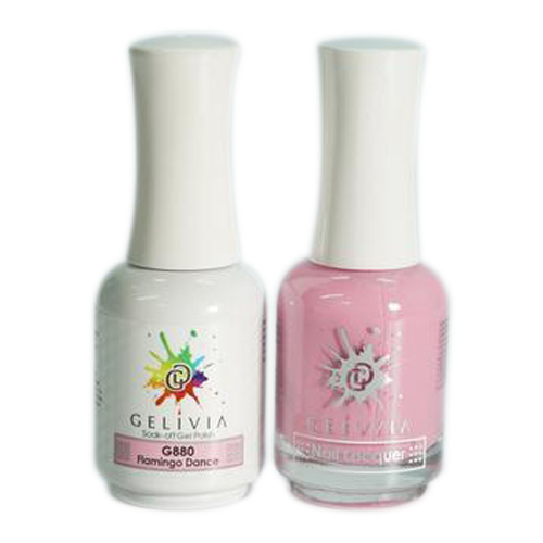 Gelivia Nail Lacquer And Gel Polish, 880, Flamingo Dance, 0.5oz OK0304 ...